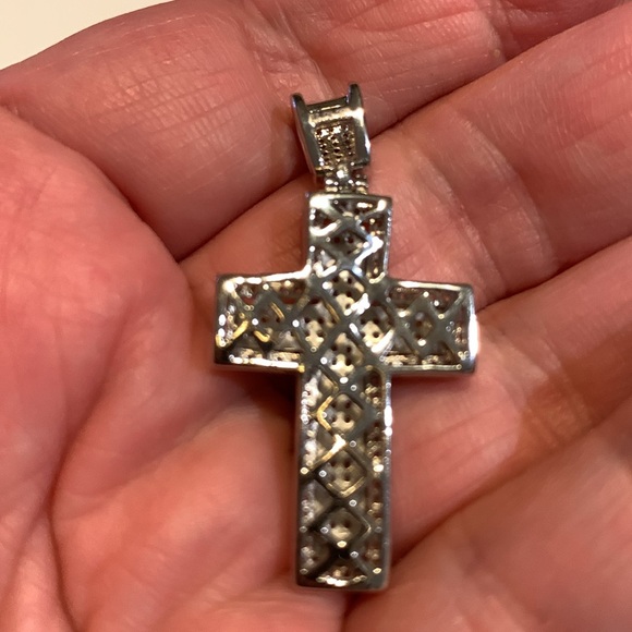Swarovski | Jewelry | Swarovski Crystal Cross Pendant 925 | Poshmark